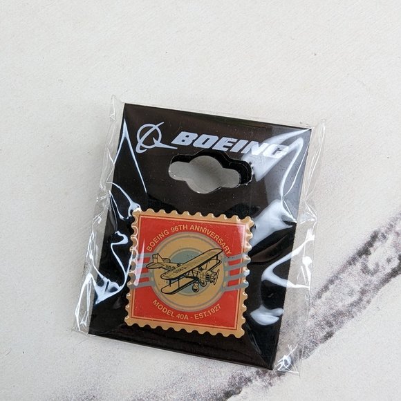 Boeing | Accessories | Boeing 96th Anniversary Pin | Poshmark